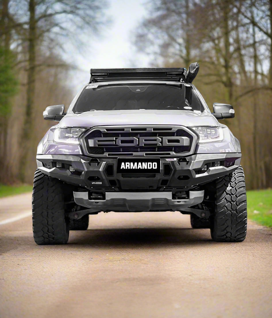 Bull Bar to Suit Ford Ranger Raptor 2018-2022. Standard Black. Spartan ...